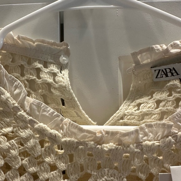 Zara | Tops | Nwt Zara Ruffle Knit Top | Poshmark